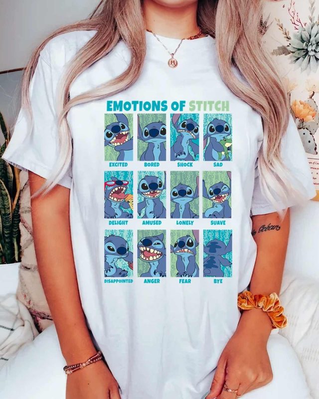 Emotions Of Stitch - Stitch Shirt - RoiandRow
