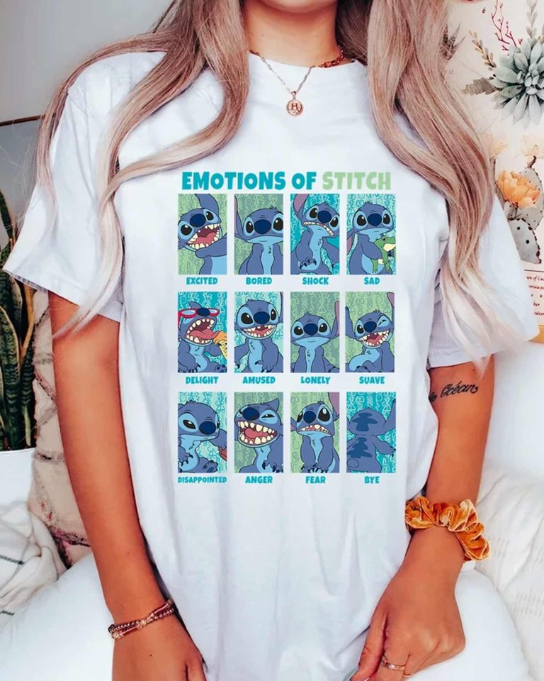 Emotions Of Stitch - Stitch Shirt - RoiandRow