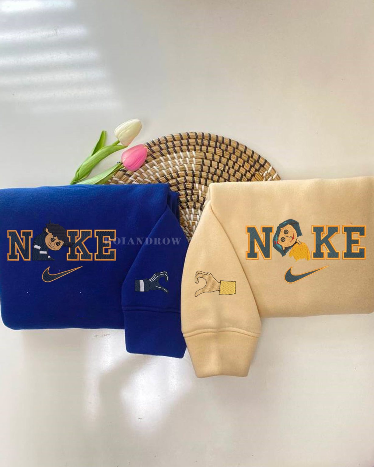 Coraline & Wybie Ver 2- Embroidered Shirt - RoiandRow